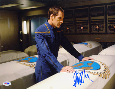 Scott Bakula SIGNED 11x14 Photo Captain Archer Star Trek Enterprise PSA ...