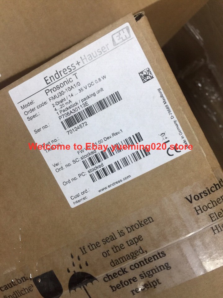 Ship dhl FMU30-AAHEABGHF FMU30-10A1/0 Prosonic T# | eBay