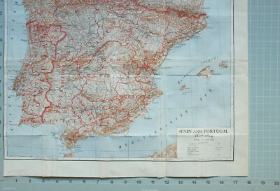 MAP/BATTLE PLAN SPAIN & PORTUGAL 1807-1814 MURCIA NEW CASTILE MADRID ...