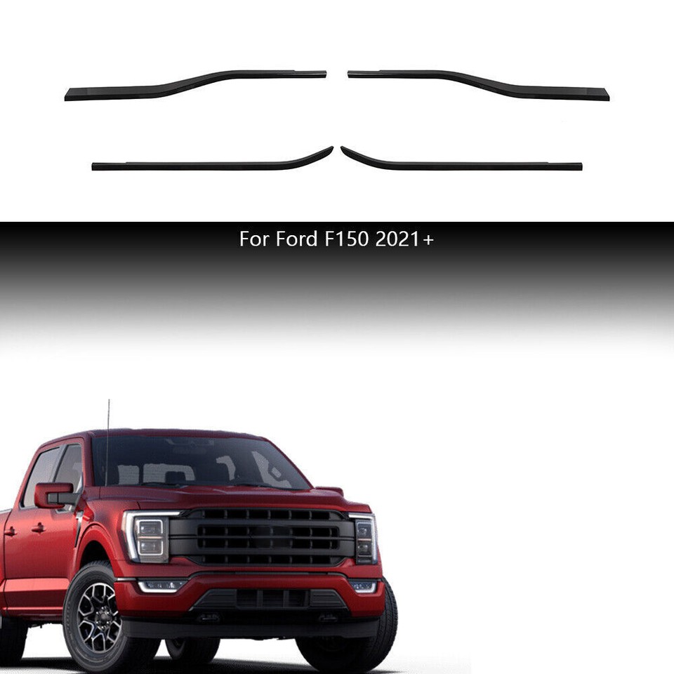 ⭕FOR 21+ FORD F150 WINDOW SILL DECOR TRIM STRIPSMOLDINGS DECOR COVER ...