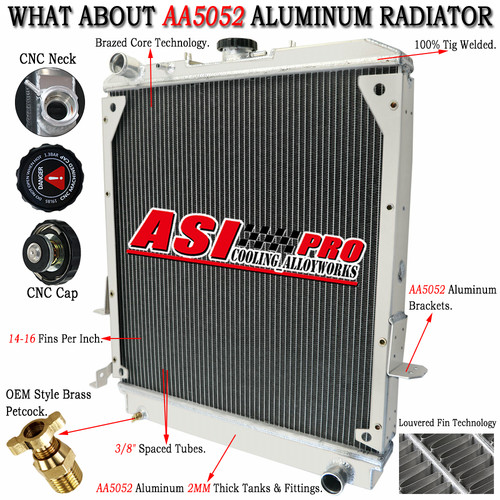 For 1994-2004 1996 Isuzu NPR W3500 4500 3.9/5.7L/6.0L L4 V8 Radiator 3 ...