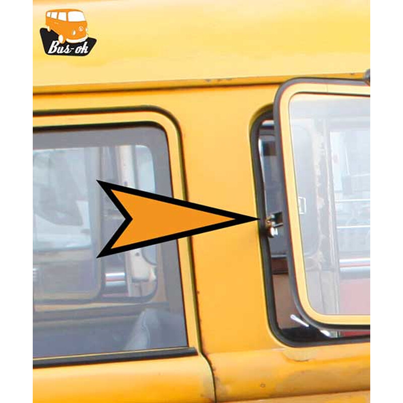 Aluminum Splitscreen Side Pop out Window Complete Kit Type 2 Bus 55-67 ...