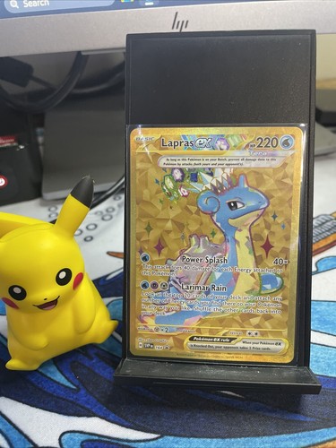 Pokemon UPC Lapras EX Gold Full Art Black Star Promo #164 Hyper Rare | eBay