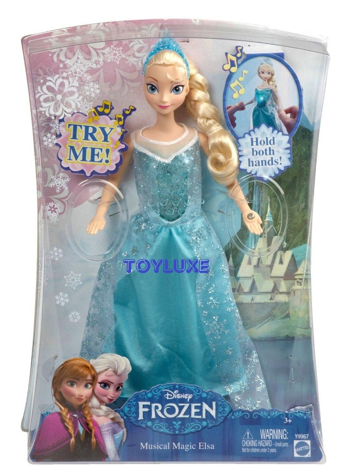Disney Frozen ELSA Musical Magic Doll 12" Lights Up Glow & Plays Music ...