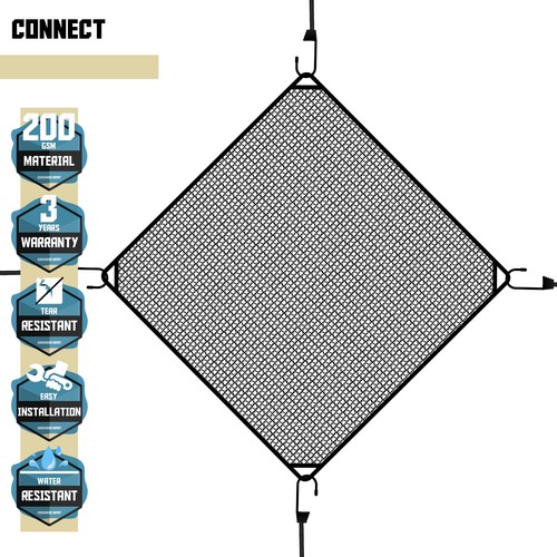 Air Conditioner Mesh Cover AC Unit Winter Summer Outside Compresser ...