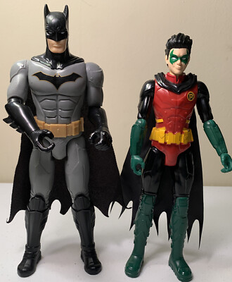 Batman & Robin Mattel DC Comics Batman Missions True Move 12" Action ...