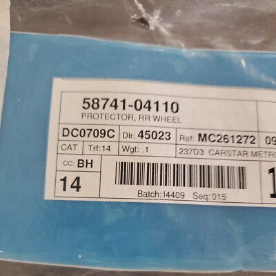 Side Body Trim Protector (Right, Rear) - Toyota (58741-04110) | eBay