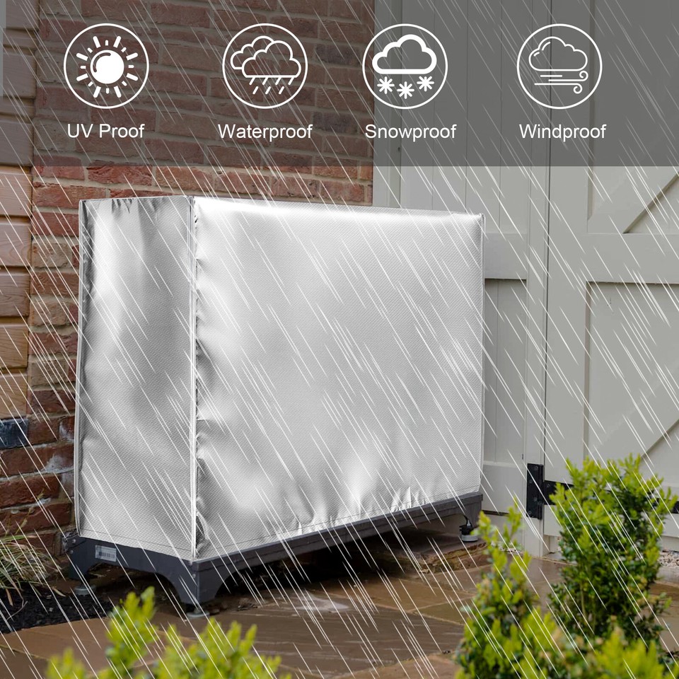 Air Conditioner Cover for Outside Units, Waterproof Outdoor Window AC ...