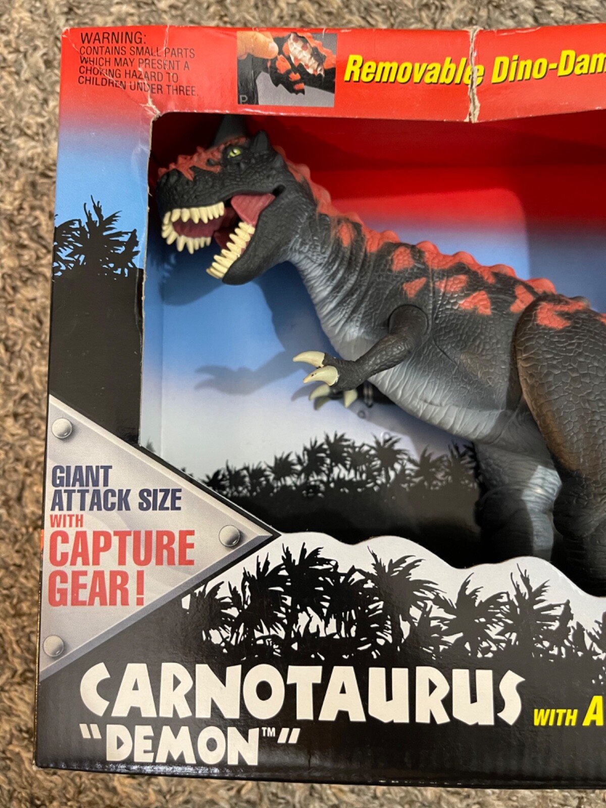 1994 Kenner Jurassic Park Series 2 Carnotaurus Demon Jp19 Dino Damage ...