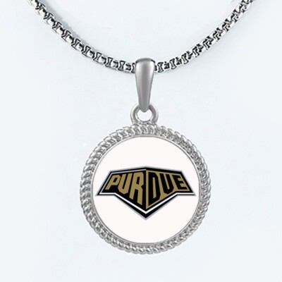 Purdue Boilermakers Mens Womens 20" Lnk Chain Pendant Necklace w Gift ...