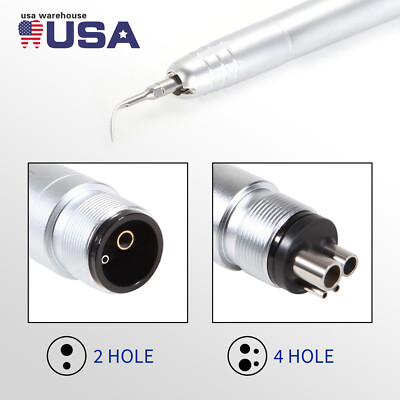 Dental Ultrasonic Air Scaler Handpiece Sonic Perio 2/4Holes & 3 ...