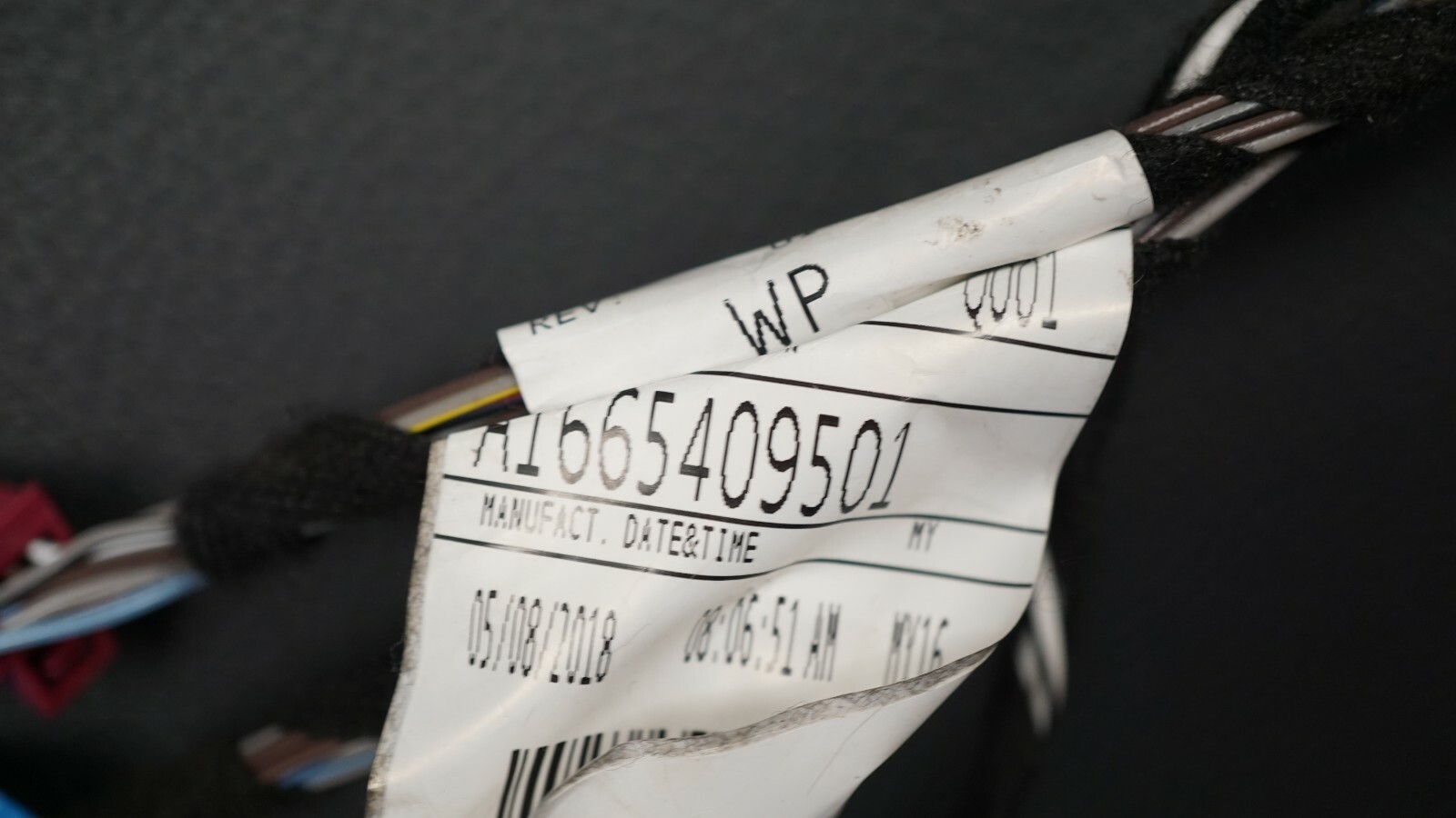 MERCEDES GLS GLE W166 X166 DRIVER DOOR WIRING LOOM / A1665409501 ...