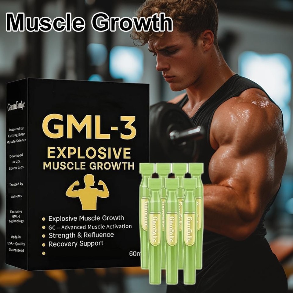 7pc GML-3 Six-In-One Muscle Growth Solution-Build Muscle Workout ...