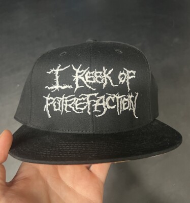 Carcass I Reek of Putrefaction Snapback Hat Death Metal Melodic ...