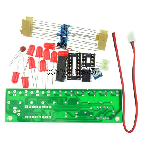 NE555 & CD4017 LED Light Chaser Sequencer Follower Scroller Module DIY ...