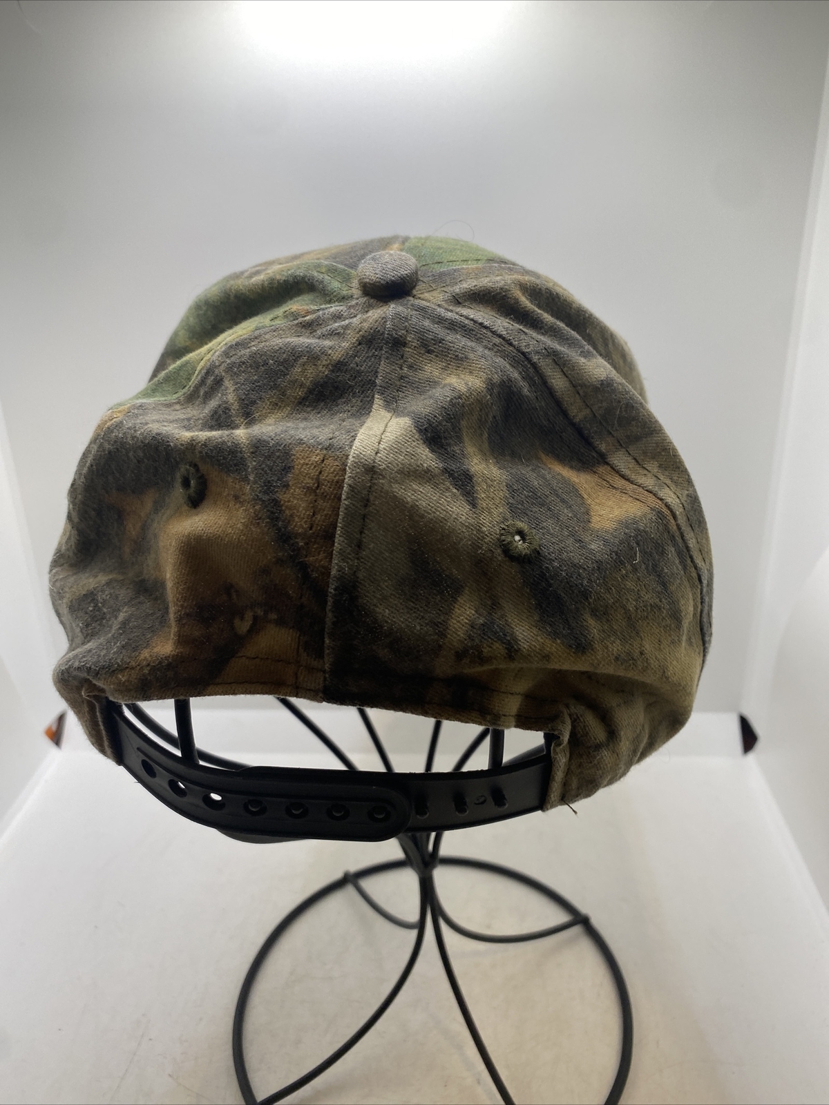 Vintage Army Ranger Camouflage Snapback Hat Cap EUC - Gem