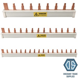 100A Copper Insulated Busbar Domestic Consumer Unit 10 14 18 Module 8 ...