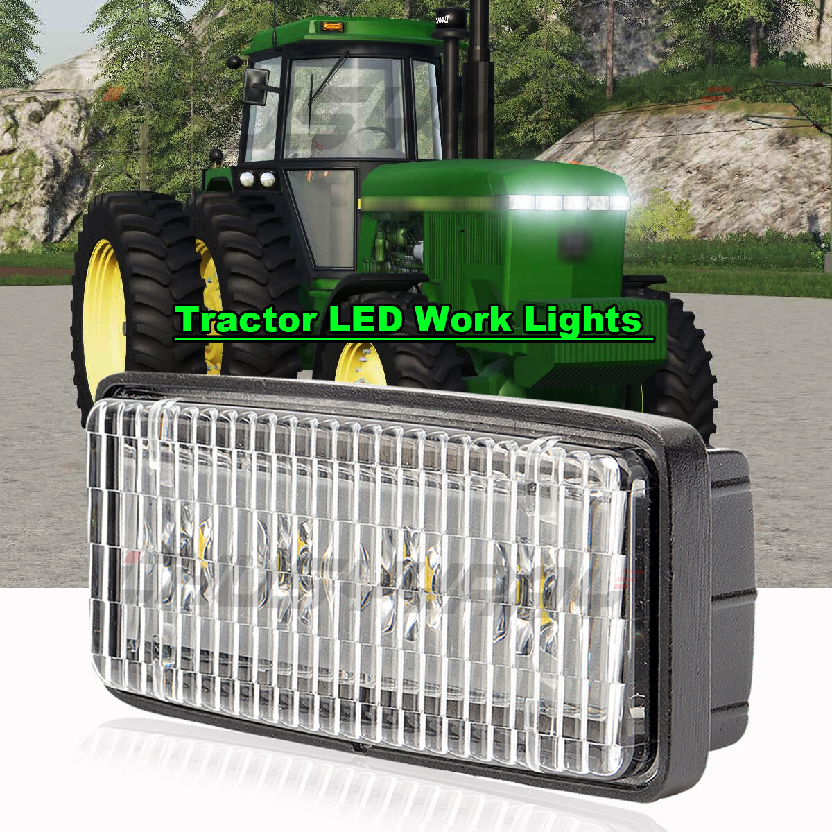 Replacement Tractor Lights Power And Earth Replace All Front And