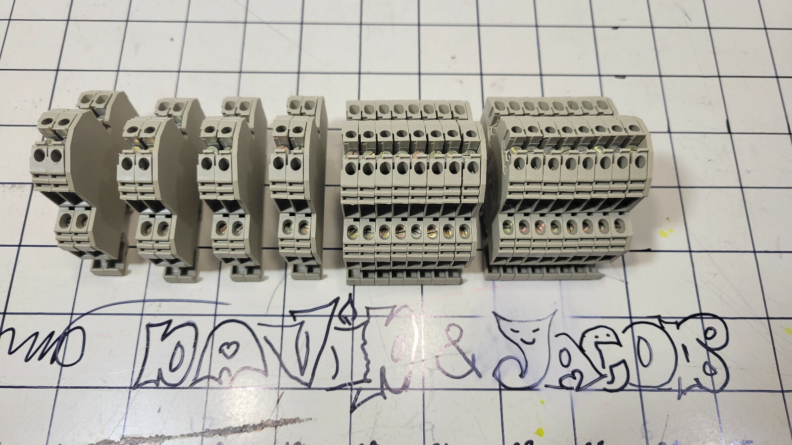 Lot of 24 Conta Clip RKD 2.5 Gr.C 500V~2.5mm2 Terminal Blocks | eBay