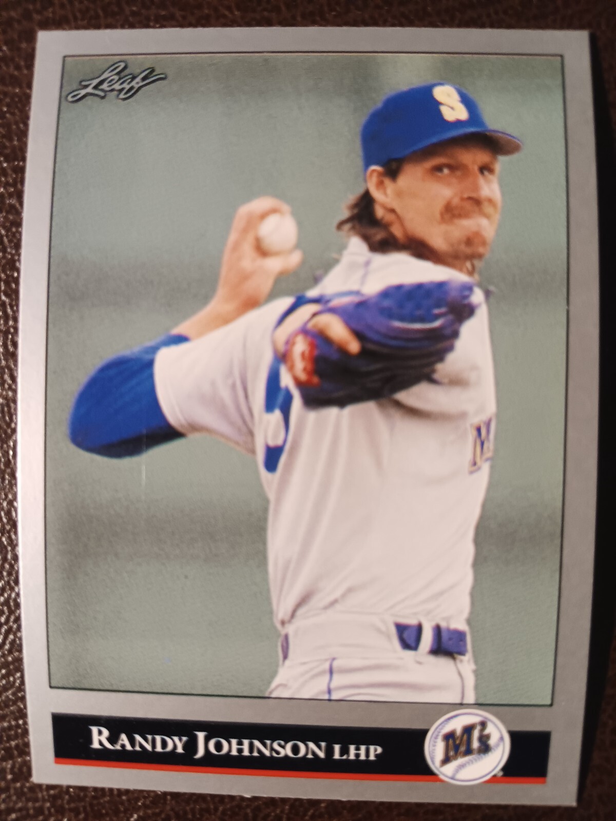 RANDY JOHNSON SEATTLE MARINERS 1992 LEAF BASEBALL CARD #302 | eBay