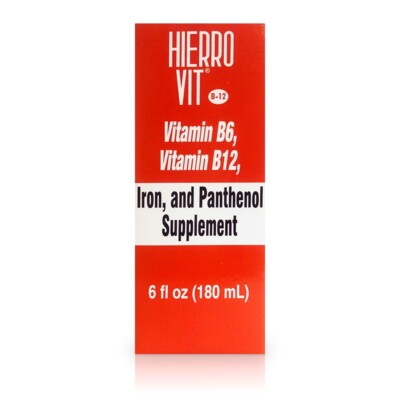 HIERRO VIT - B-12 DIETARY SUPPLEMENT / SUPLEMENTO - 6oz | eBay