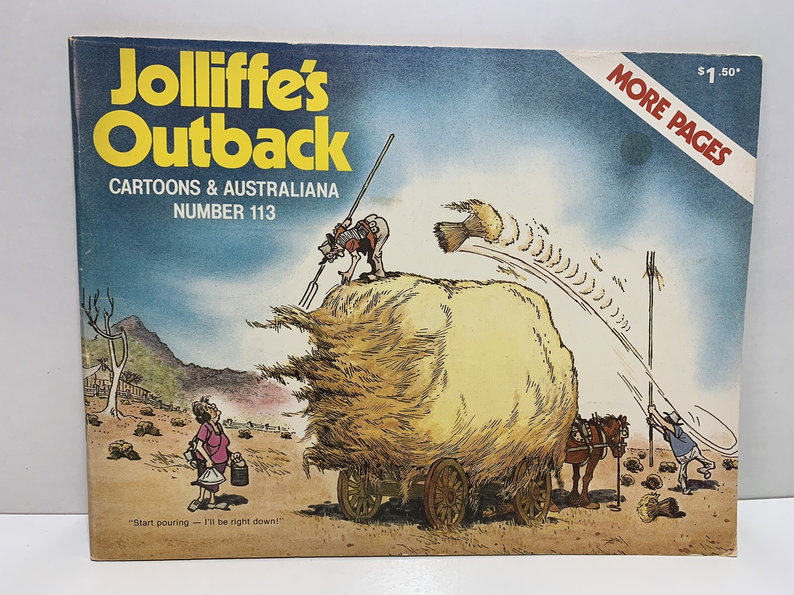3 x Jolliffe’s Outback Vintage Australiana Cartoon Rare Collectable ...