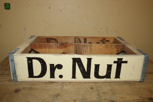 Vintage Dr. Nut Soda Pop Wood Bottle Carrier Crate Box Sign | eBay