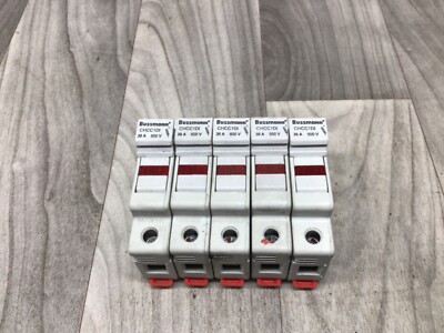Lot Of 5 Bussmann CHCC1DI Fuse Holder 30A 600V CHCC #2177FMLH2 | eBay