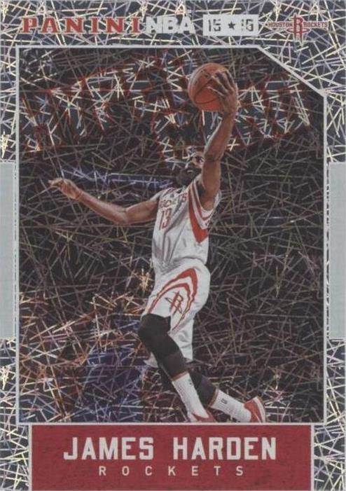 2015-16 Panini NBA (International) - Code Cards James Harden #5 Hyper ...