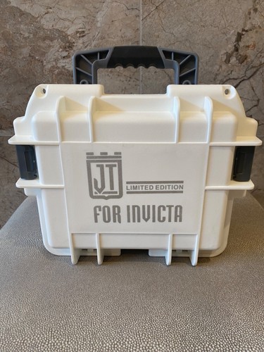 Invicta Jason Taylor Limited Edition White/Gray 3 Slot Dive Case/Impact ...