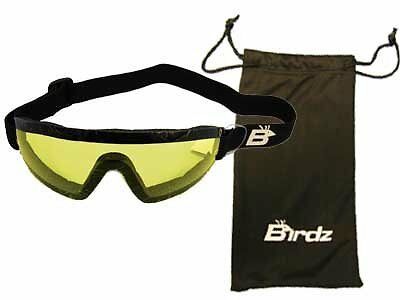 BIRDZ WING SKYDIVE SKYDIVING GOGGLES PARAGLIDING YELLOW UV400 | eBay