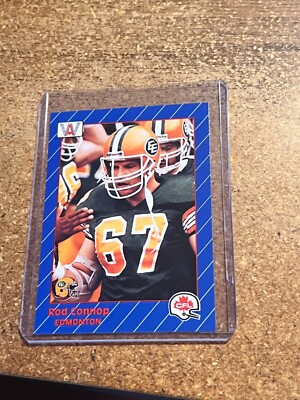 1991 AW Sports CFL Football # 36 Rod Connop | eBay
