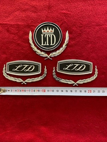 3 pieces LTD set Emblem Vintage Car (Reproduction) | eBay