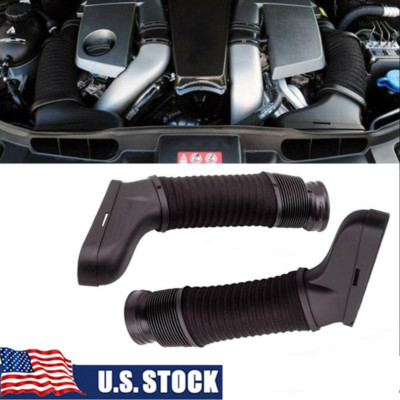 Left & Right Air Intake Inlet Duct Hose For 2013-2014 Mercedes Benz ...