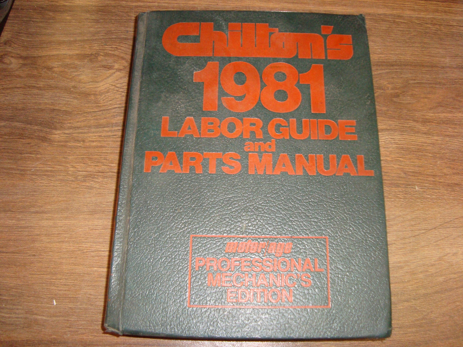 Chilton 1981 Professional Labor Guide and Parts Manual 7005 JWIO | eBay