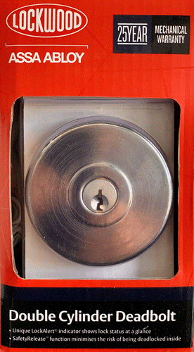 Lockwood 005 Deadlock Paradigm Lock Double Cylinder Deadbolt 005 ...