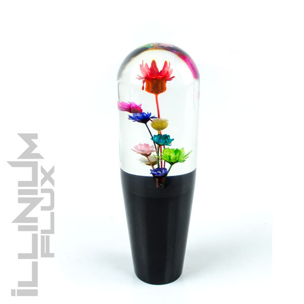 MULTI COLOR FLOWER SHIFT KNOB FOR MANUAL SHORT THROW GEAR SHIFTER 6" 1 ...