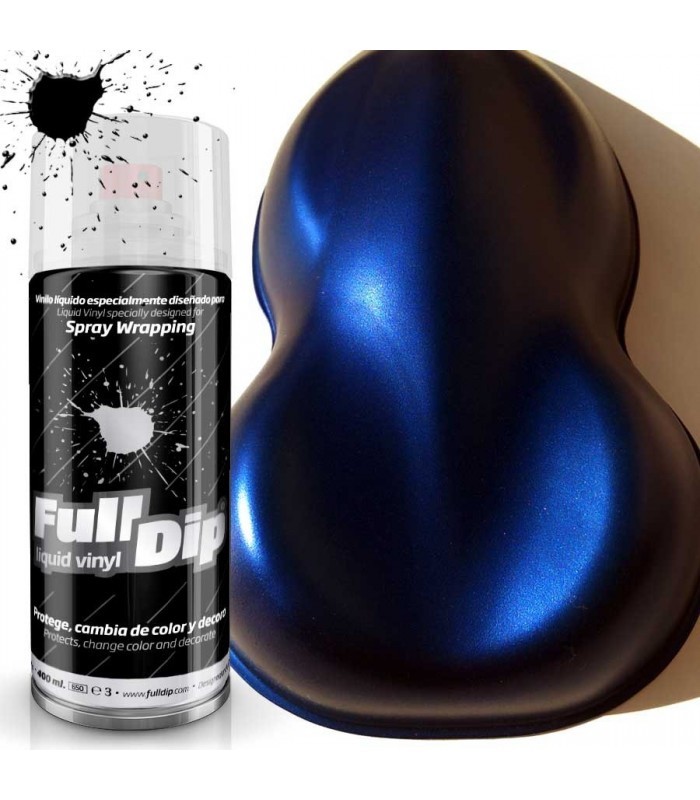 VINILO LIQUIDO FULL DIP AZUL ELECTRICO CANDY EN SPRAY LLANTA COCHE ...