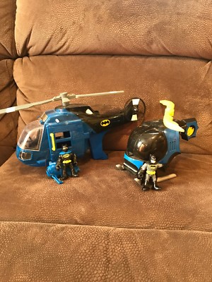 Imaginext Lot of Batman Helicopters & Batman Figures | eBay