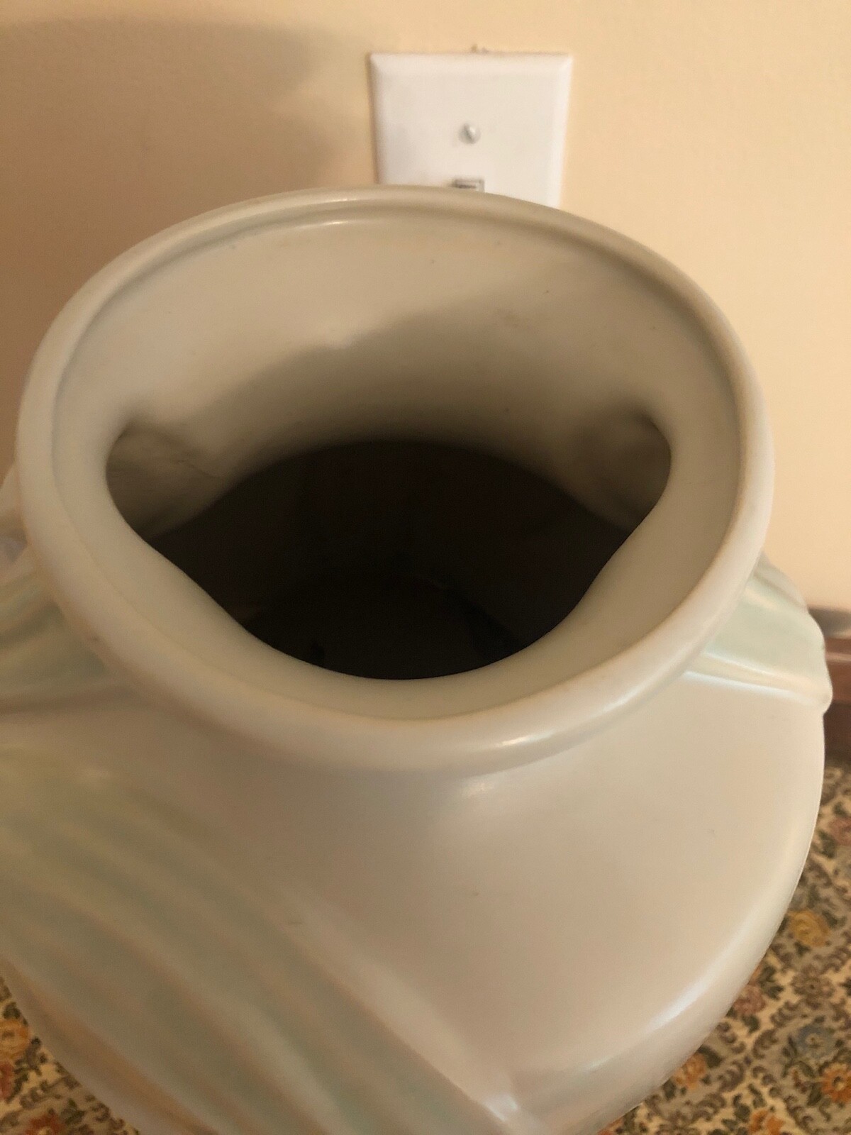 Vintage Harris Potteries Art Deco Large Floral Vase Ceramic Pottery ...