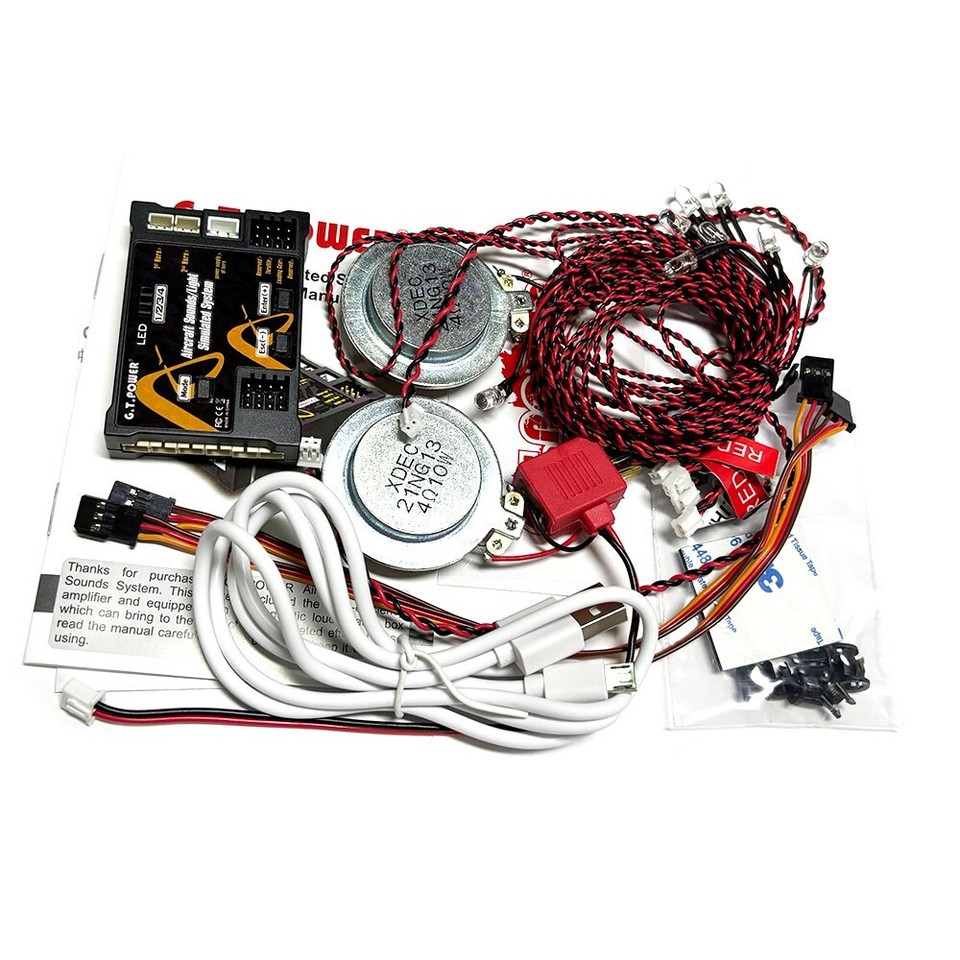 GT Power Aircraft Simulated Sounds Light System V2 For RC Airplane | eBay