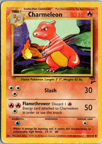 Charmeleon - Base Set 2 #035/130 Uncommon DMG | eBay