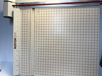 Boston 2615 Paper Cutter 15" Trimmer Heavy Duty Guillotine Very Good ...