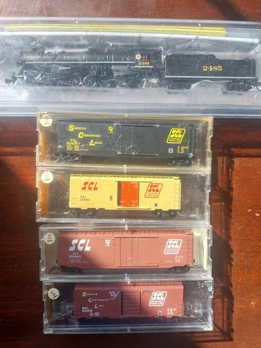 N Scale 2-10-0 Steam Locomotive Bachmann Spectrum Seaboard Era Set | eBay
