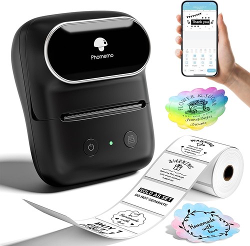 M108 Bluetooth Thermal Label Printer, Upgraded Label Maker Machine ...
