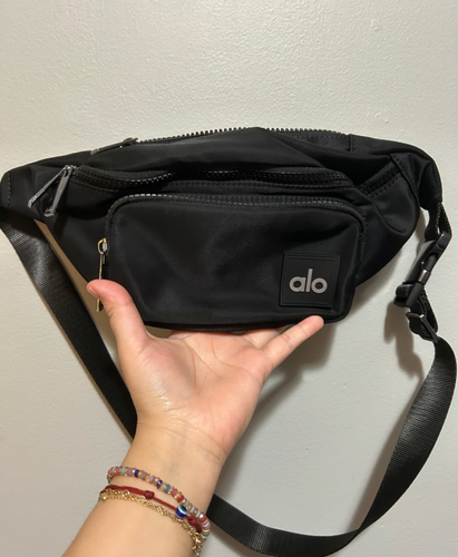 Alo Yoga Black Explorer Belt Bag – Fanny Pack, Crossbody & Waist, New ...