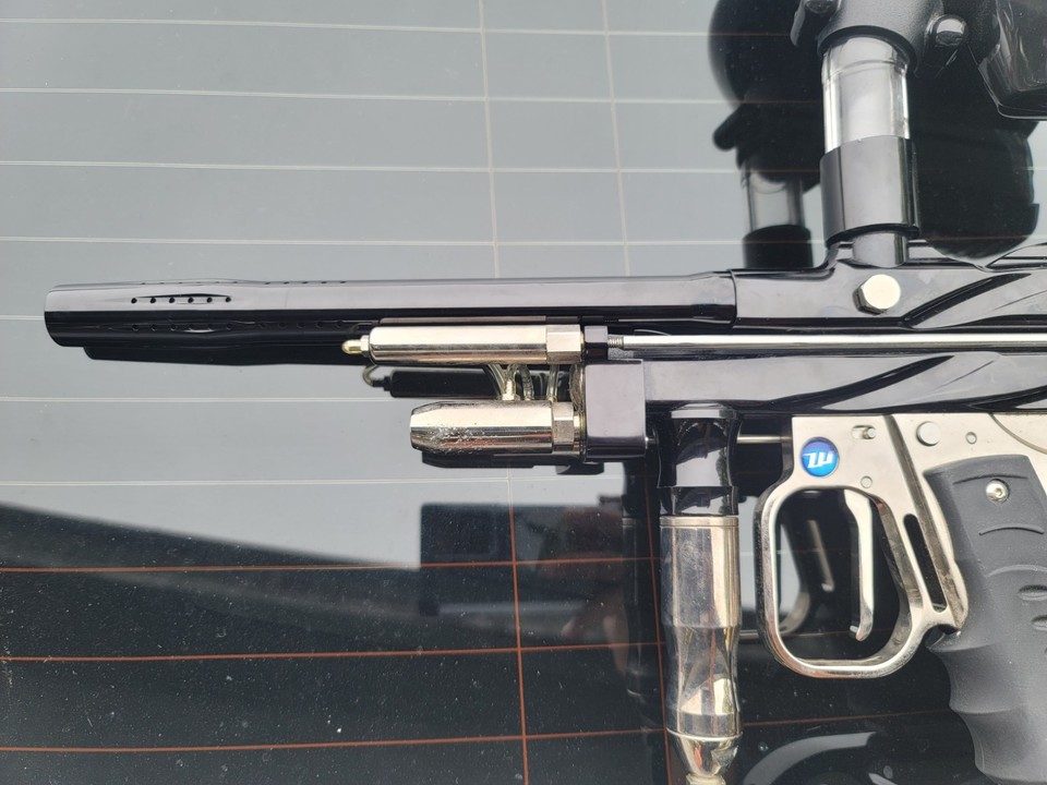 Stock WGP Autococker In Black And Chrome Viewloader and 47/3000 tank | eBay