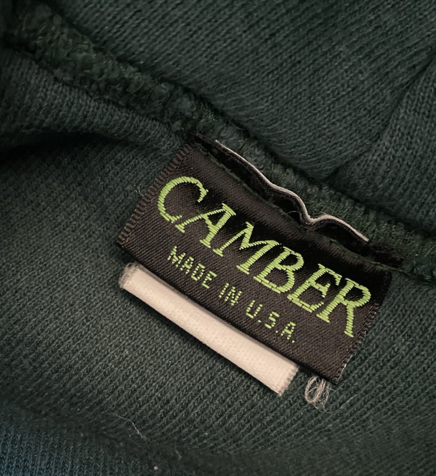 Vintage Camber Snap Neck Hoodie Heavyweight Double Thick Layer Pullover ...