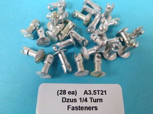 A3.5T21 Quarter Turn DZUS Studs Turnlock Fasteners Aircraft Race Sprint ...