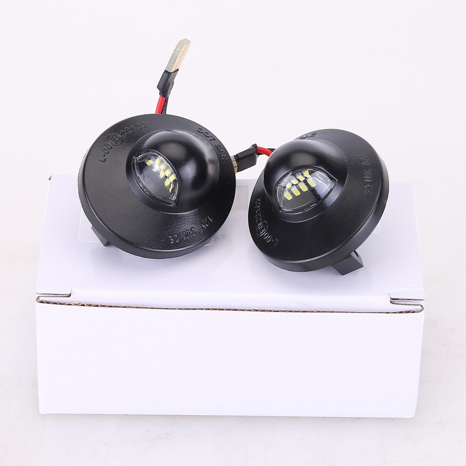2X LED License Plate Light Rear Bumper Tag Assembly Lamp For Ford F150 ...